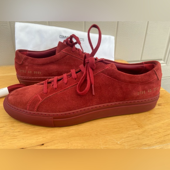 Common Projects | Shoes | Common Projects Achilles Suede Low Top ...